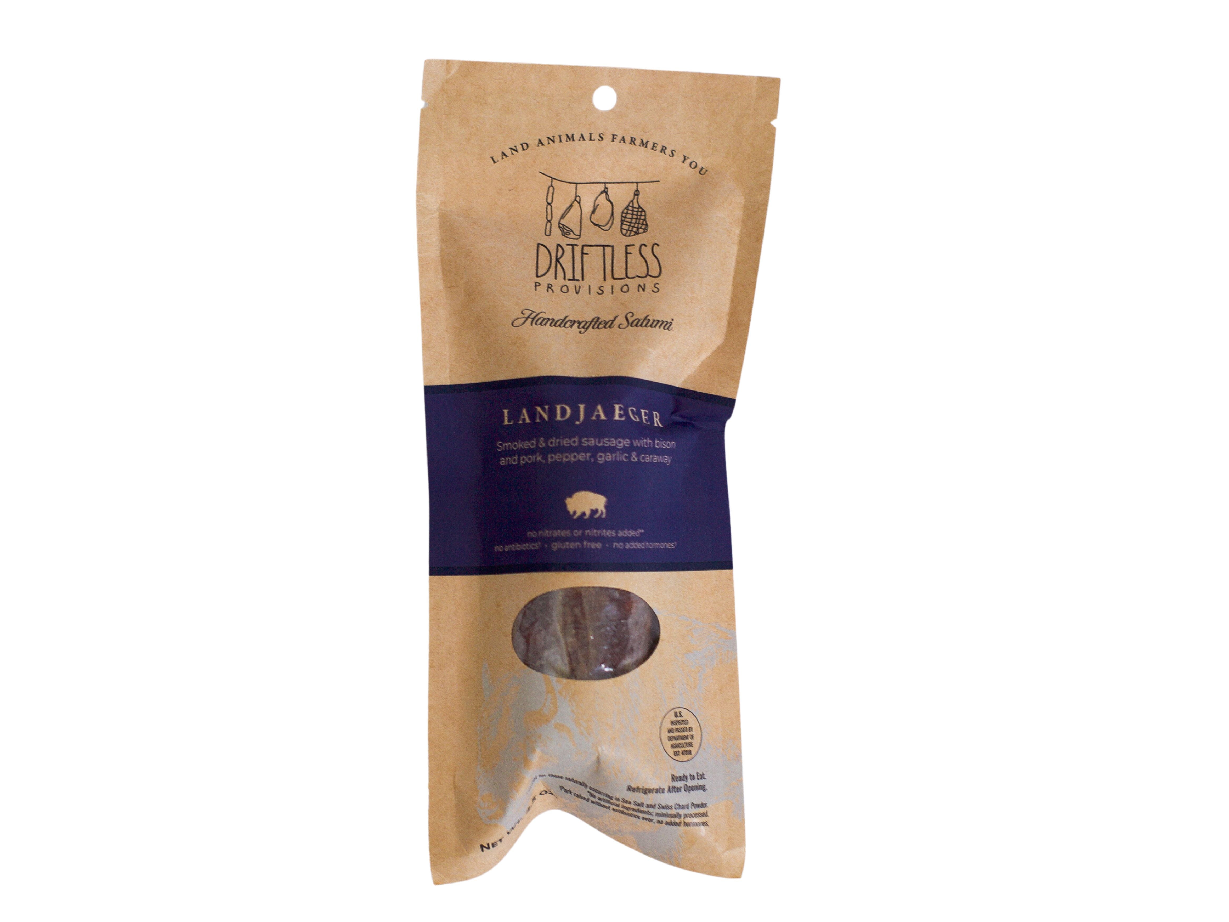 Bison Landjaeger Handcrafted, Old World Charcuterie – Driftless Provisions